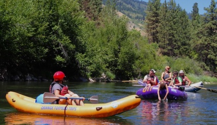 Whitewater Rafting and Kayaking family trips on the Payette River