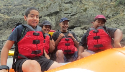 Salmon River full day whitewater rafting trip near Riggins and McCall Idaho