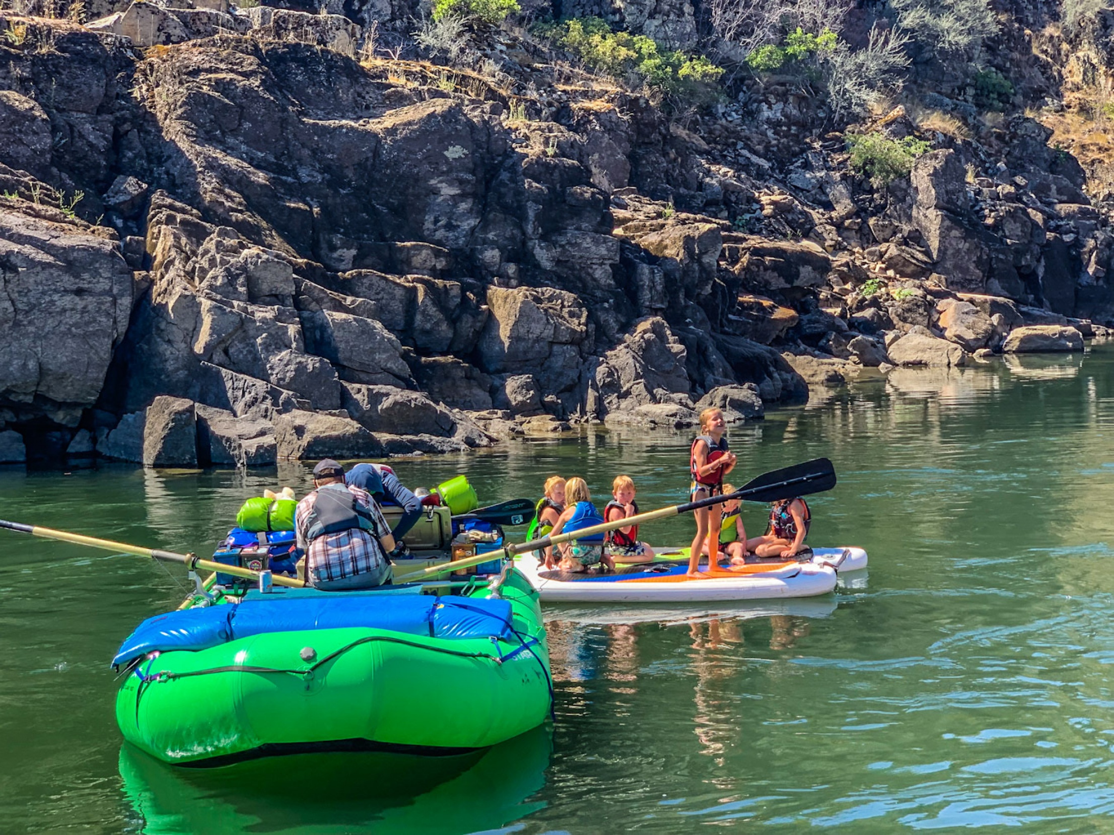 Row Your Own raft lower salmon river trip