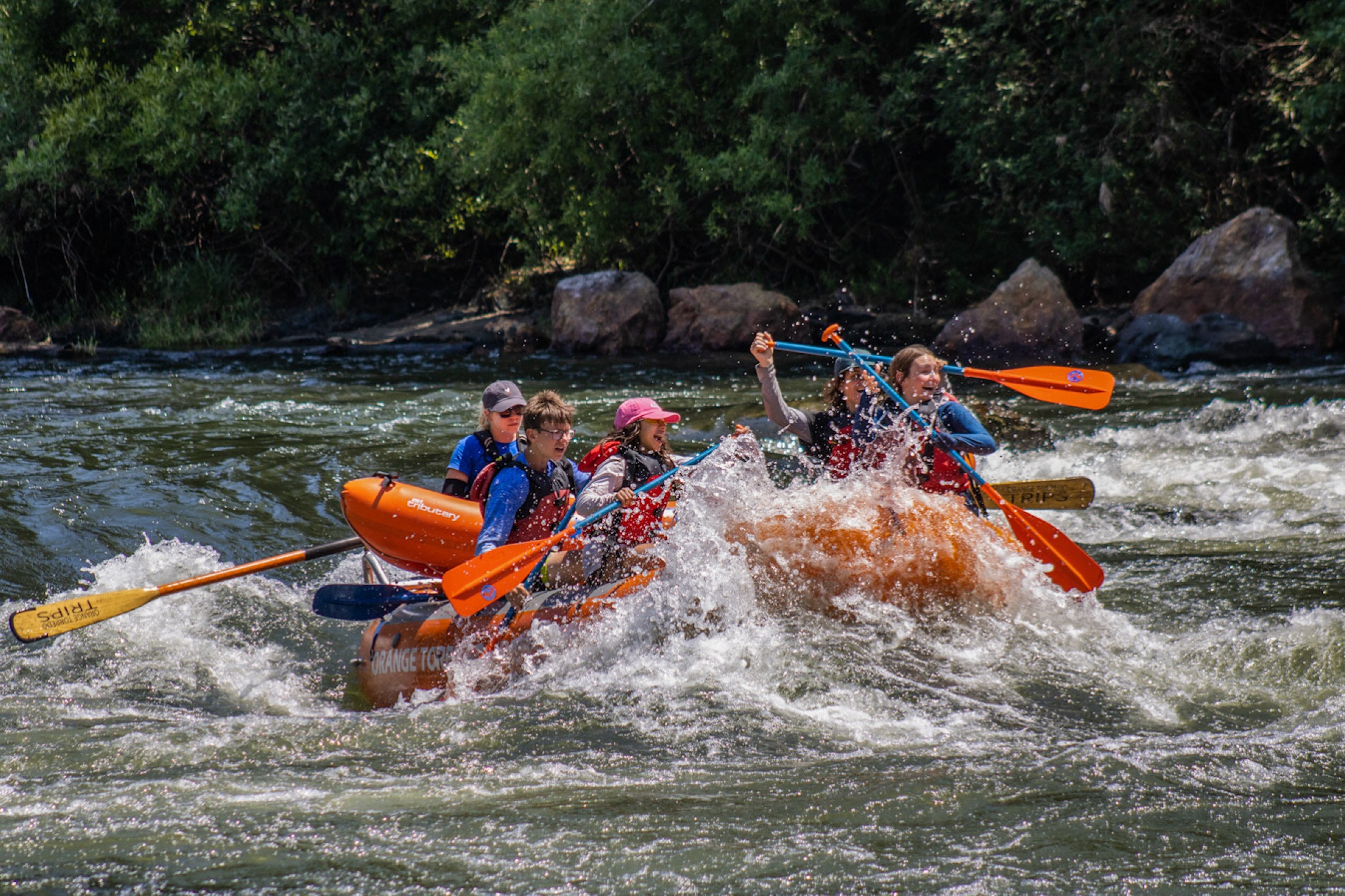 Rogue River Rafting - Half-day whitewater trip | Orange Torpedo