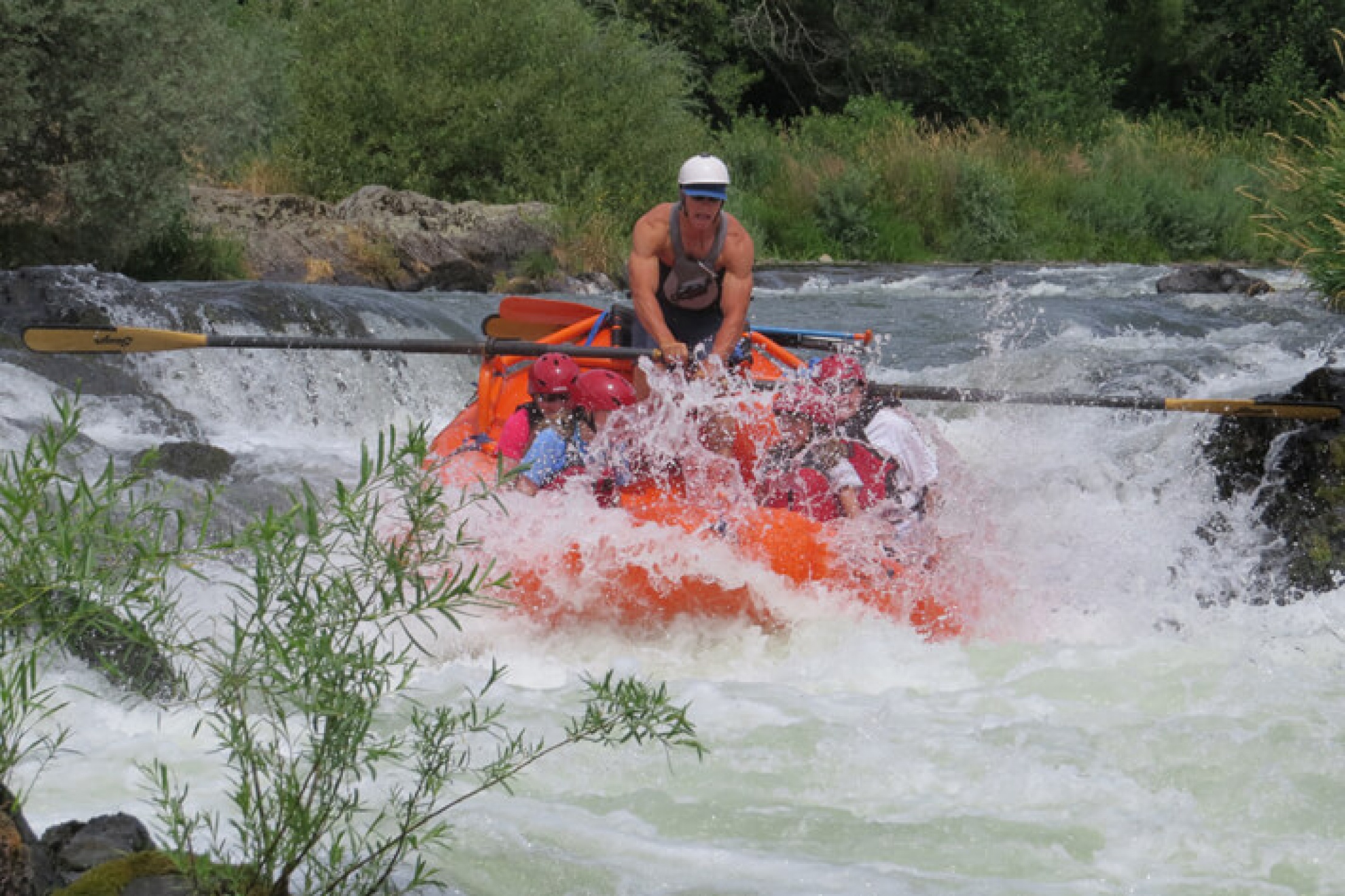 Rogue River Whitewater Raft Trip Half-Day at Nugget Falls